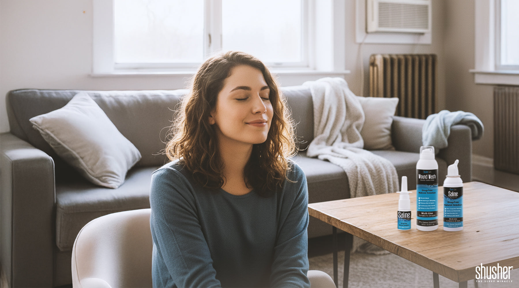 Best Saline Sprays for Dry Air, Heating Season & Air Conditioning – Shusher