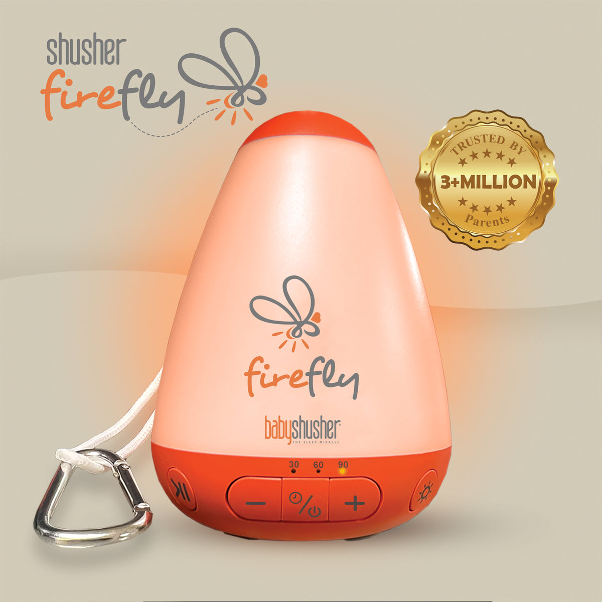 Shusher Firefly by Baby Shusher: Portable Baby Sleep Soother