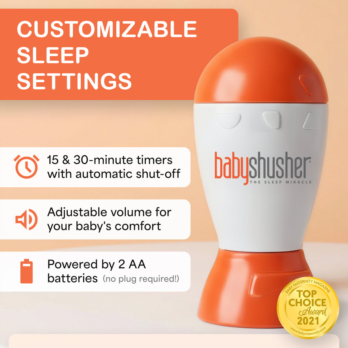 Shop Baby Shusher Sound Machine for Babies | Baby Shusher