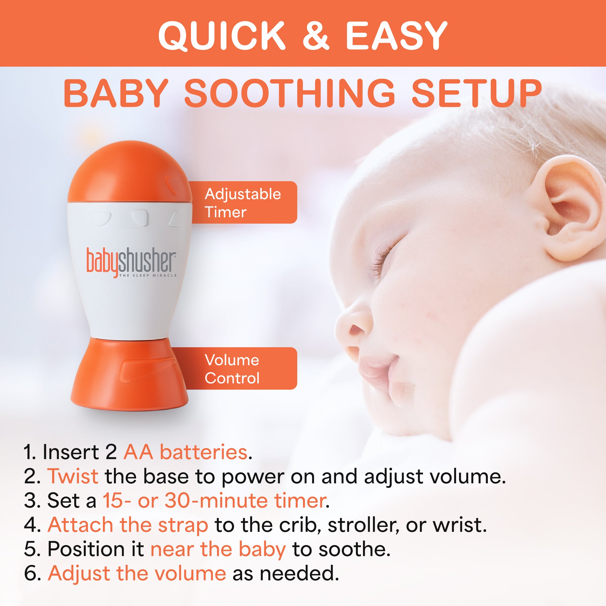 Shop Baby Shusher Sound Machine for Babies | Baby Shusher